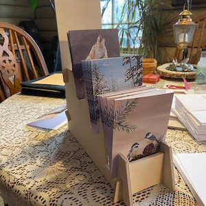 8 Pocket 5 Width Sticker Display Rack With U Cuts | Etsy