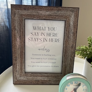 20 Therapist Office Decor Posters Counseling Signs Therapy Wall Art ...