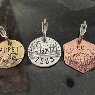 Dog Tag, Dog Tags for Dogs, Music Speaks, Notes on a Scale, Music Dog ...