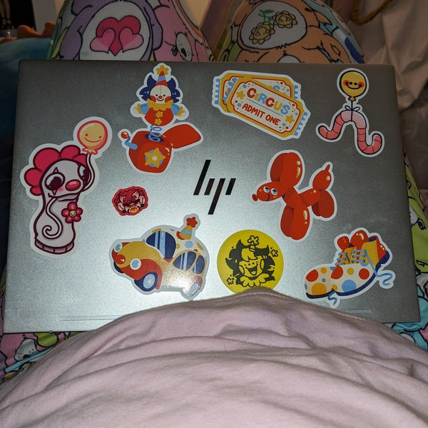 Party Bugs Sticker Series - Clowncore Waterproof Vinyl Stickers - Etsy