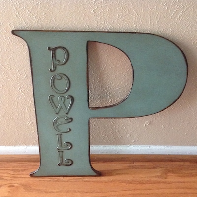 18 Extra Large Letter Wall Decor Wooden Letter Big - Etsy