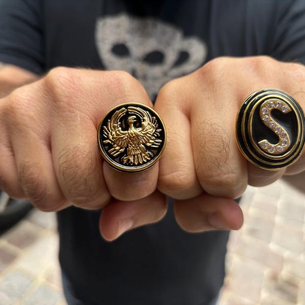 Duke Leto Atreides Dune Signet Ring - Fan Recreation Replica - Gold ...