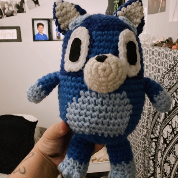 PATTERN: Blue Pup, Bluey, Blue Dog, Blue Puppy, Australian Heeler Blue ...