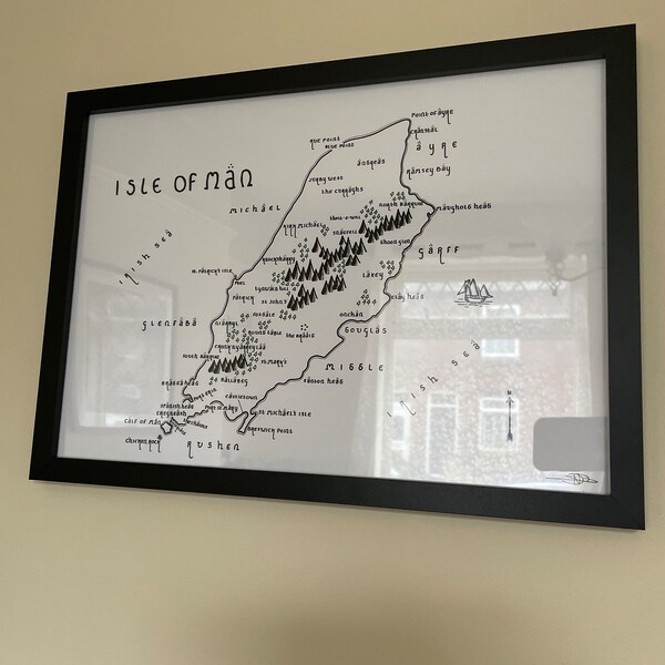 APPALACHIAN TRAIL Map Print | Trail Map | Minimalist Map Art | Wall Art ...