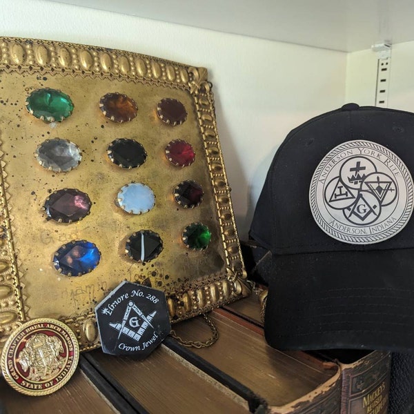 Masonic Freemasonry Set of 3 Wood and Leather Bookmarks Custom ...