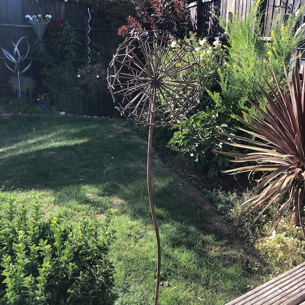 Allium Metal Sculpture - Etsy
