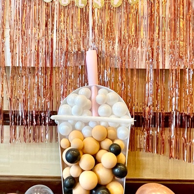 DIY Boba Balloon Workshop, Boba Party Ideas, Bubble Tea Party, Boba ...