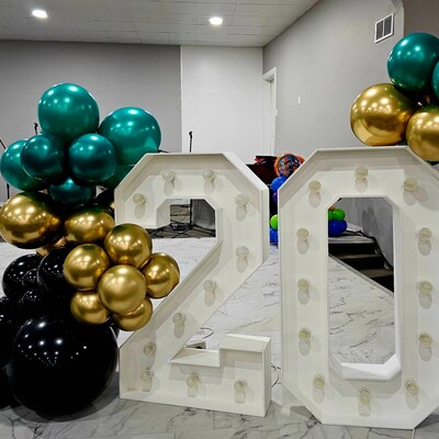 Giant Foam Numbers, Large Free Standing Numbers/letters - Etsy