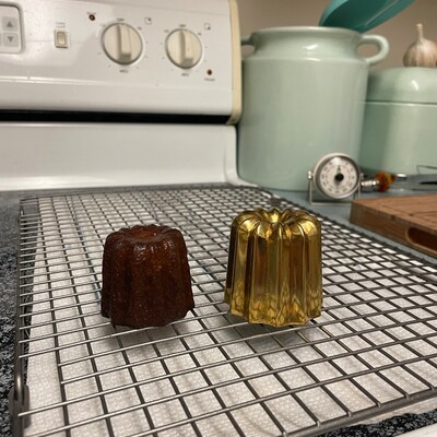6 Copper Canele Molds Large 2.1 Inch Set of 6 Professional Quality 55 ...