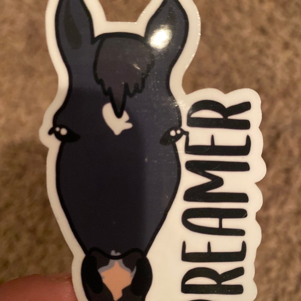 Custom Horse Head Sticker With Name Waterproof Vsco Laptop Water Bottle ...