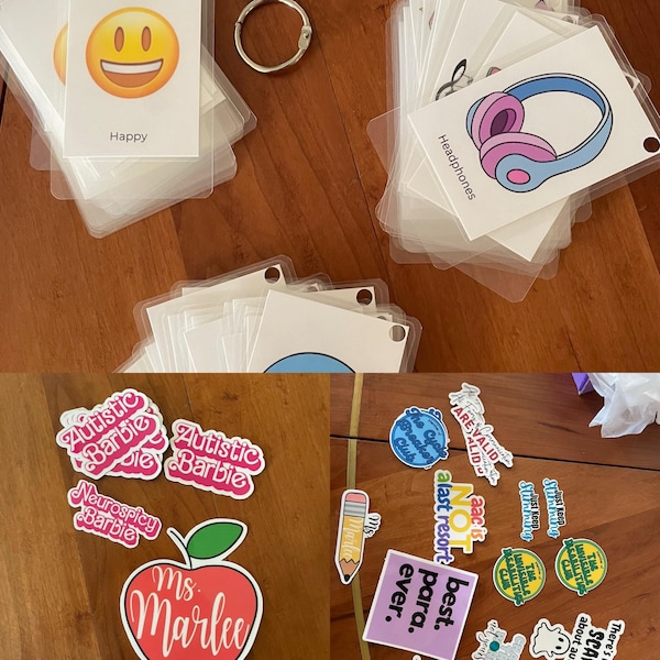 Visual Communication Cards for Kids - AAC - Great for Autism, Speech ...