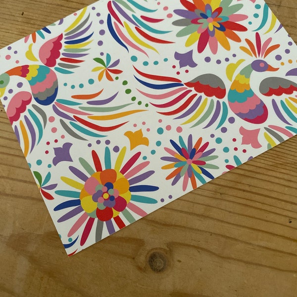 Personalized Otomi Notepad, Custom Stationery Mexican Print, - Etsy