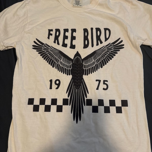 Freebird Graphic Tee, Retro Vintage Inspired Tshirt, Boho Hippie Tee - Etsy