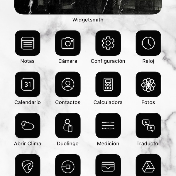 Black App Icon Pack - Premium Handcrafted Icons for Aesthetic Dark Ios ...