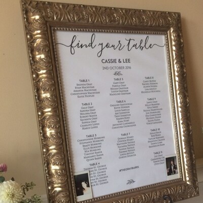 In Loving Memory Printable Wedding Memorial Table Sign - Etsy