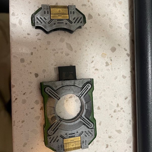 Hand-painted Halo Inspired AI Data Chip Light-up Prop - Etsy