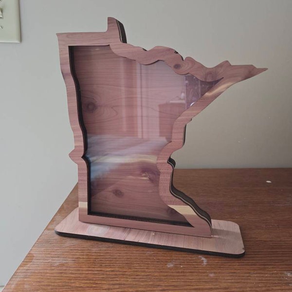 Michigan Yooper Upper Peninsula Shadow Box for Lake Superior Agates ...