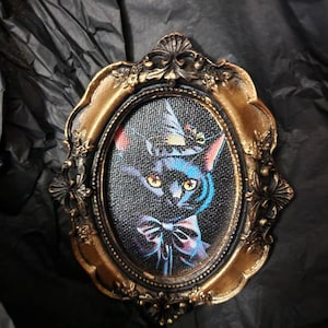 Royal Kitty Acrylic Painting - Etsy