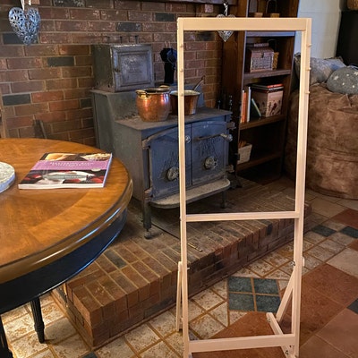 Easel Stand for Adjustable Twining Loom or Art in Solid Maple Made TO ...