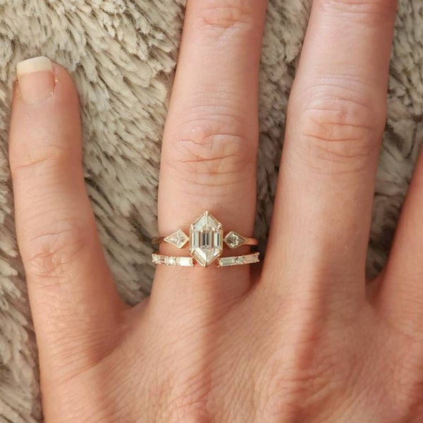 Celtic Knot Norse Viking Diamond Ring Enhancer Women Unique Curved ...