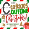 Christmas Teacher Gift Tags, C is for Caffeine and Coffee, Teacher ...