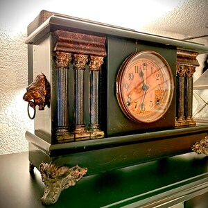 Antique Seth Thomas Mantle Clock Key Wind Pendulum Weighted - Etsy