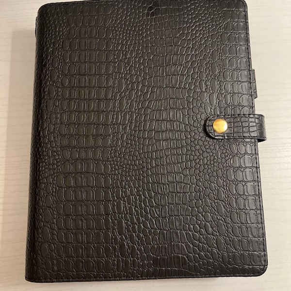 Luxury Planner Binder, Handmade Planner Cover, A6/A5 Planner, Vegan ...