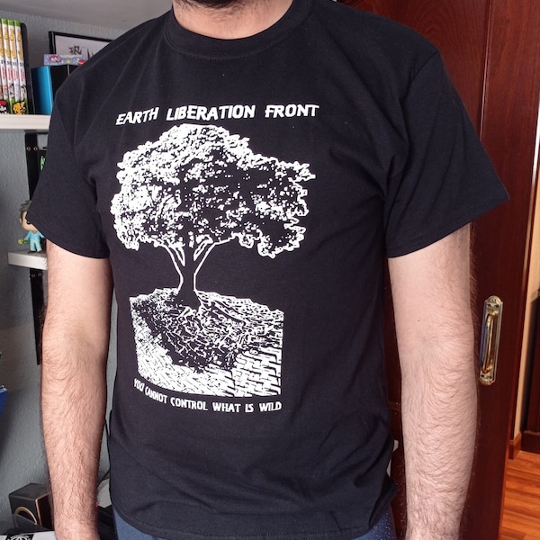 Earth First Liberation Front T Shirt Punk Environment Greenpeace Nature ...