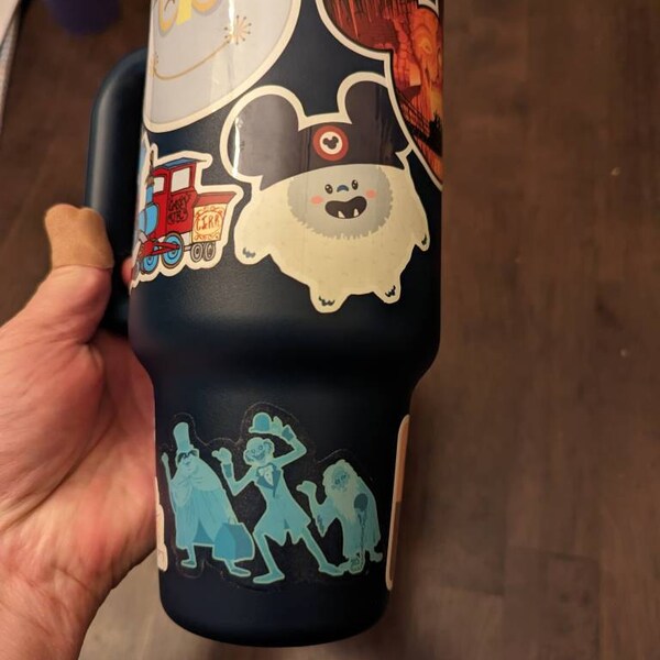Millennium Falcon Holographic Sticker Star Wars Water Bottle Decal ...