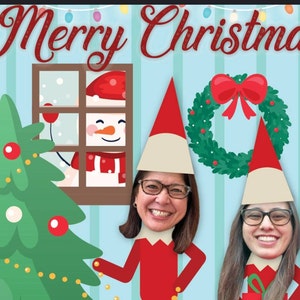 Elf Yourself Merry Christmas Greeting Card With Personalized Message ...