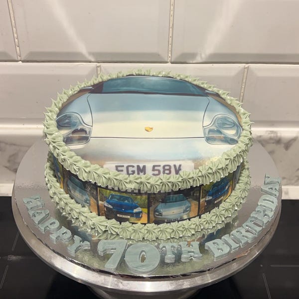 10pcs Blue Butterfly Cake Topper Set With Wire Sticks and Glue Dots ...