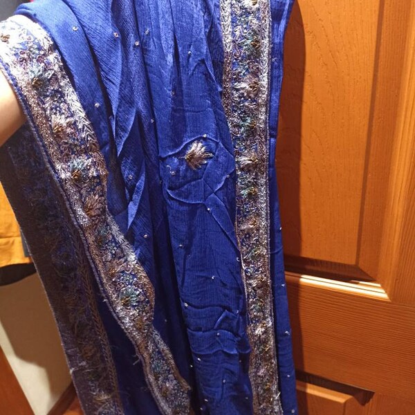 Indian Vintage Sari Border Greenn Woven Sari Trim Craft Sewing Recycled ...