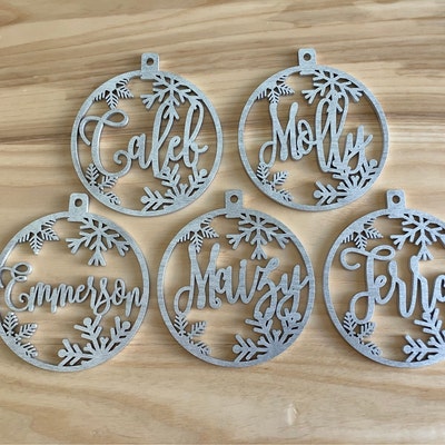 Custom CHRISTMAS Tree Baubles Christmas Tree Decor - Etsy