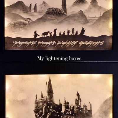 Stranger Things Decor Stranger Things Shadow Box Halloween Decor ...