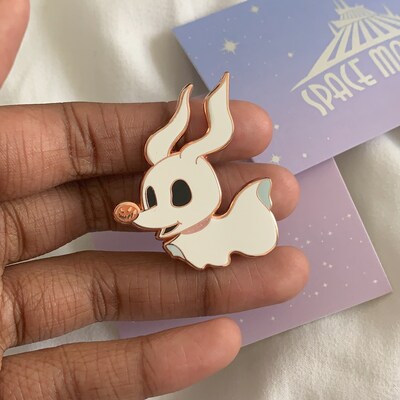 Zero the Ghost Dog Pin - Etsy