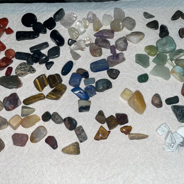 Assorted Mix Tumbled Stones: SMALL, MEDIUM or LARGE Sizes Wholesale ...