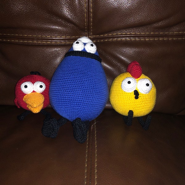 Crochet Peep and the Big Wide World Inspired. Plush Toy. Red Chirp - Etsy