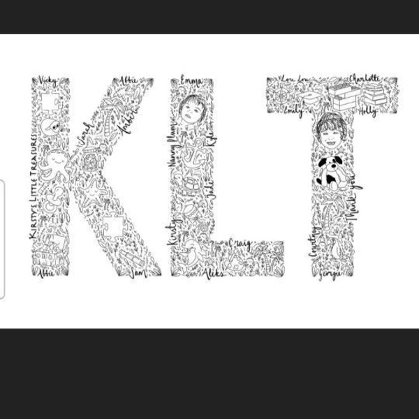 Initial Doodle/initial Art Work/ A5 Art/ A5 Pen and Ink/ Black and ...