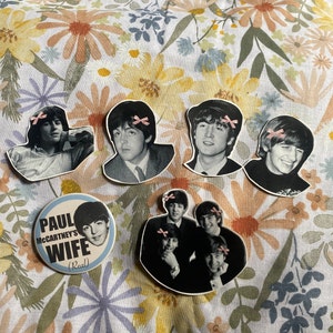 The Beatles Cartoon Badges/pins/buttons - Etsy