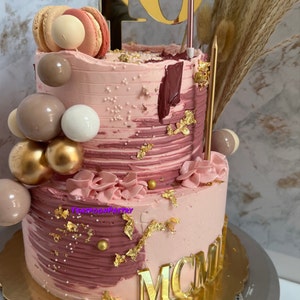 Double Digit Number Acrylic Cake Charm Personalized Font and - Etsy