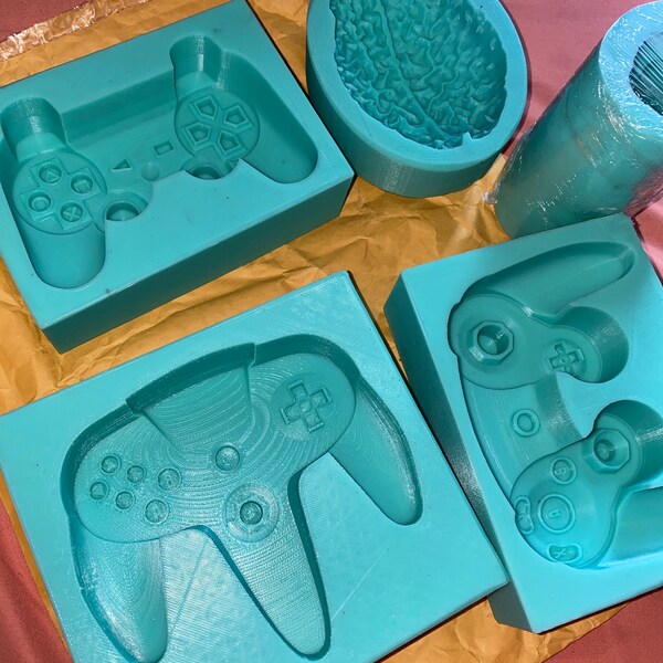 Video Game Controller Plastic Mold, Resin Mold, Soap Mold, Bath Bomb ...