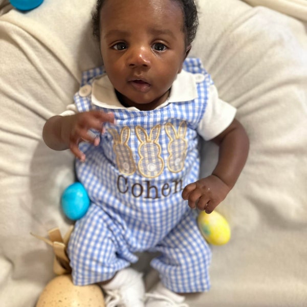 Personalized Boys Easter Outfit With Bunny Design and Name - Baby Boy ...