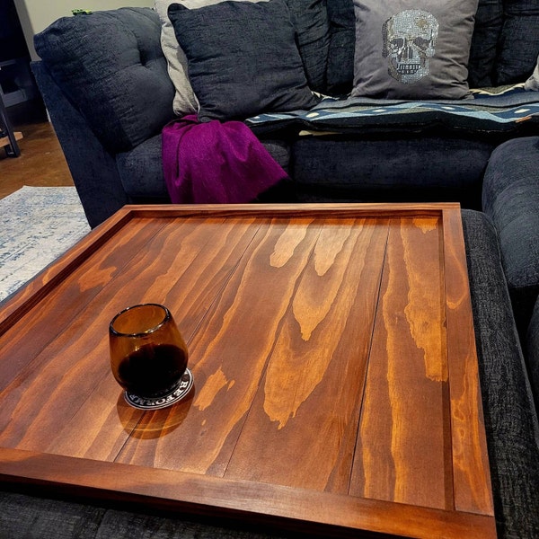 Square Ottoman Tray / Topper / Table Top - Etsy