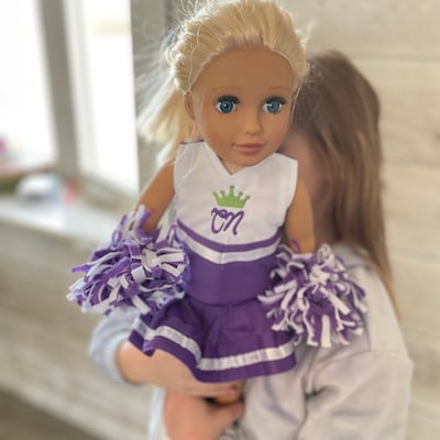 Customized Cheer Outfits for 18 Dolls including American Girl and ...