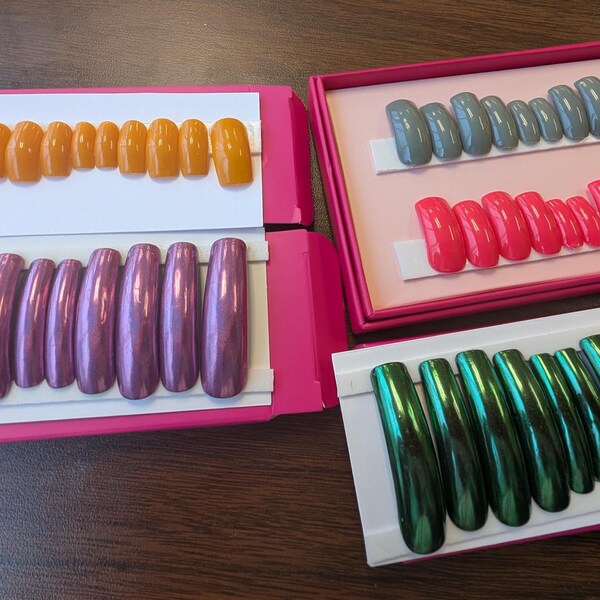 Extra Long Toenails| Toenails| Solid Color Toenails| Press on Toes ...