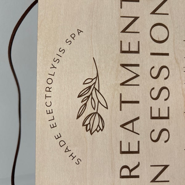 Engraved Treatment in Session Sign, Therapy in Session, in Session Sign ...