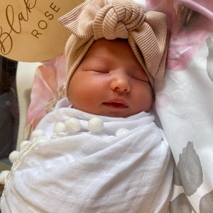 Baby Girl Headwraps Organic Baby Headbands Toddler - Etsy