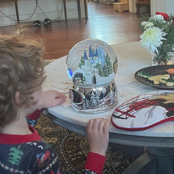 Engraved Winter Castle With Train Snow Globe, Fancy Snow Globe, Classic ...