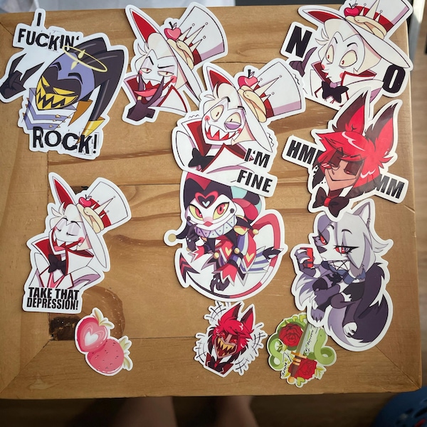 Vinyl Sticker Hazbin Hotel Vox TV Demon - Etsy