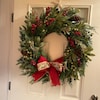 Easter Wreath for Front Door, Cross Wreath, Eucalyptus and Berry Cross Door Hanger - Etsy